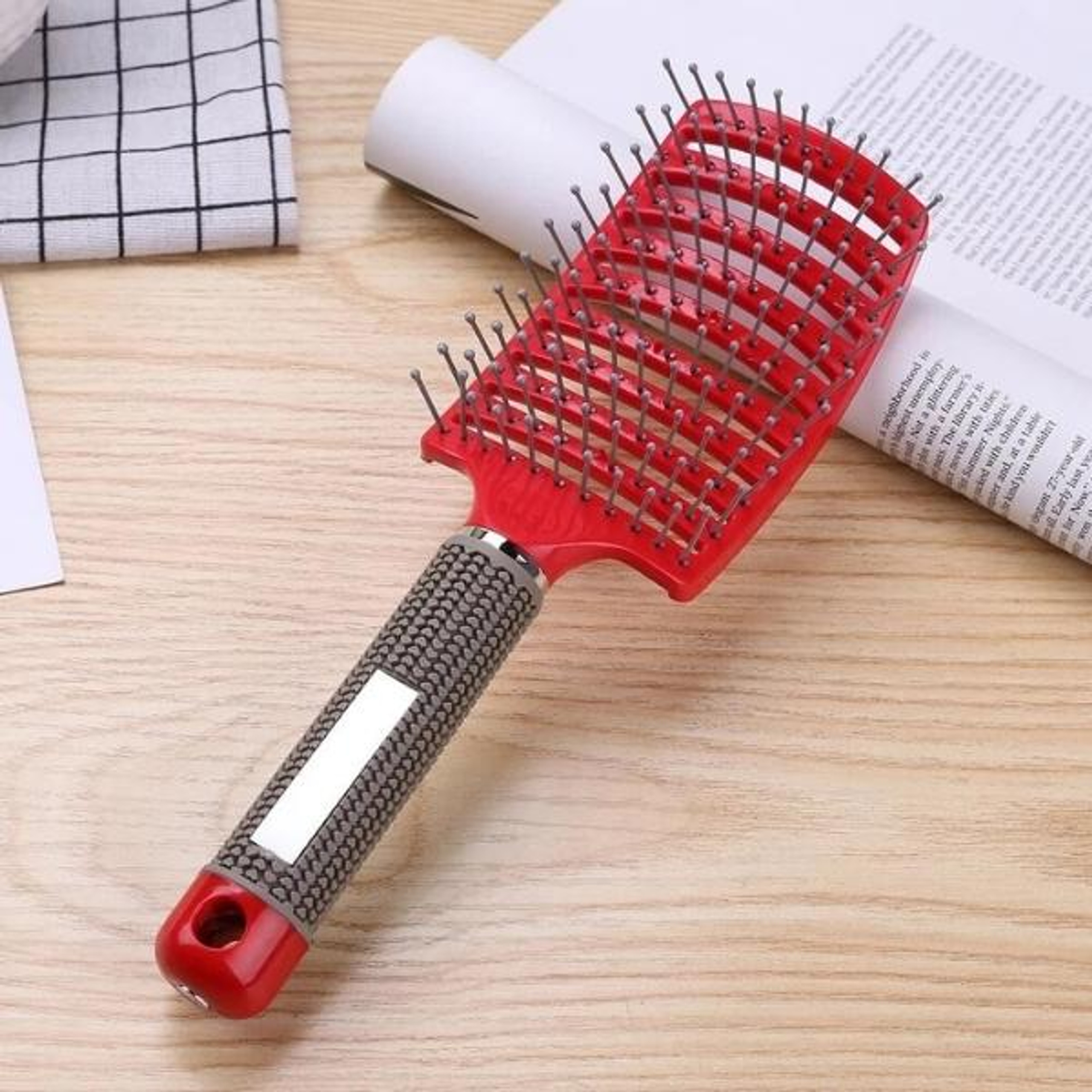 Detangle Brush - RED - AU SALON SUPPLIES