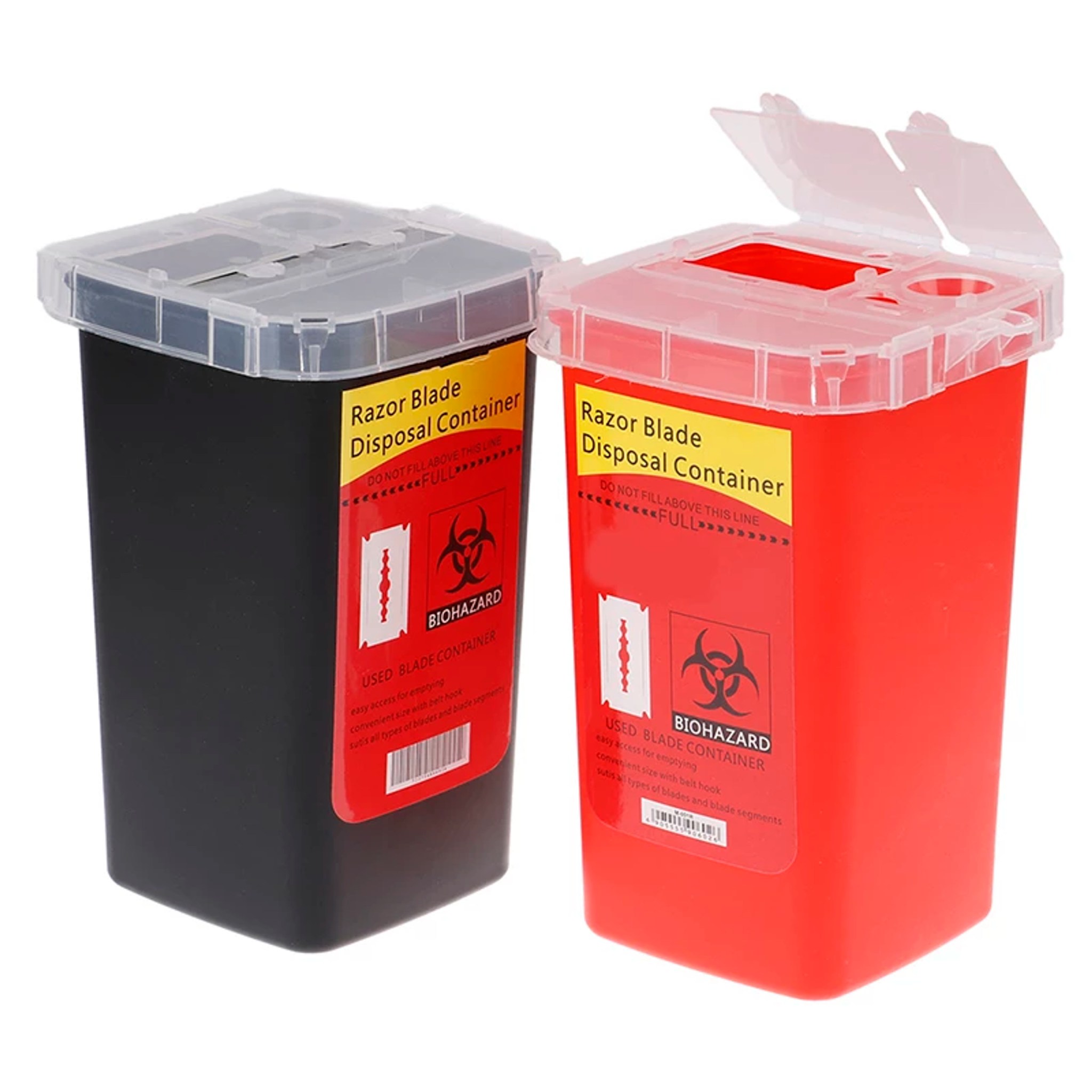 Disposal Blade Container-Red - AU SALON SUPPLIES