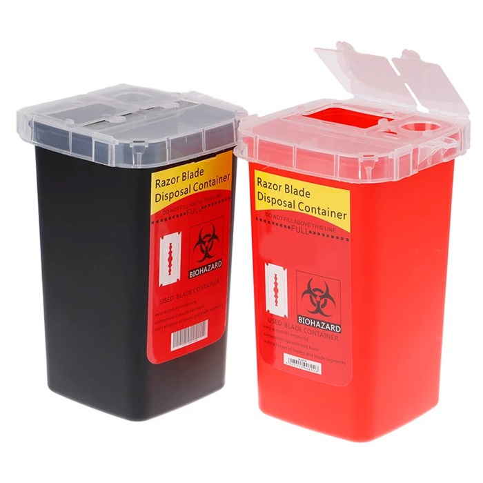 Disposal Blade Container-Red | Buy Professional Salon Products - AU ...