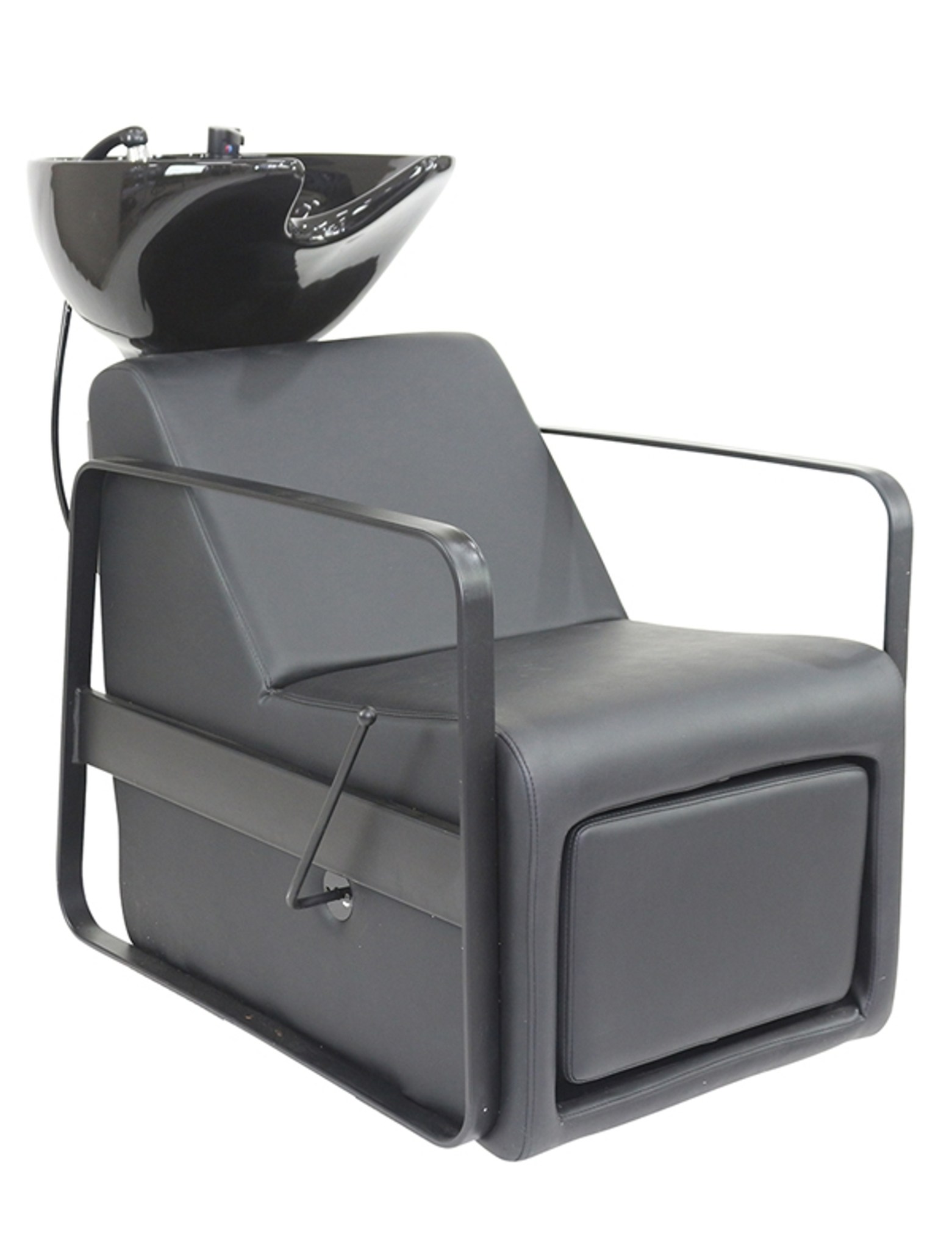 Prague Shampoo Unit Matt Black - AU SALON SUPPLIES