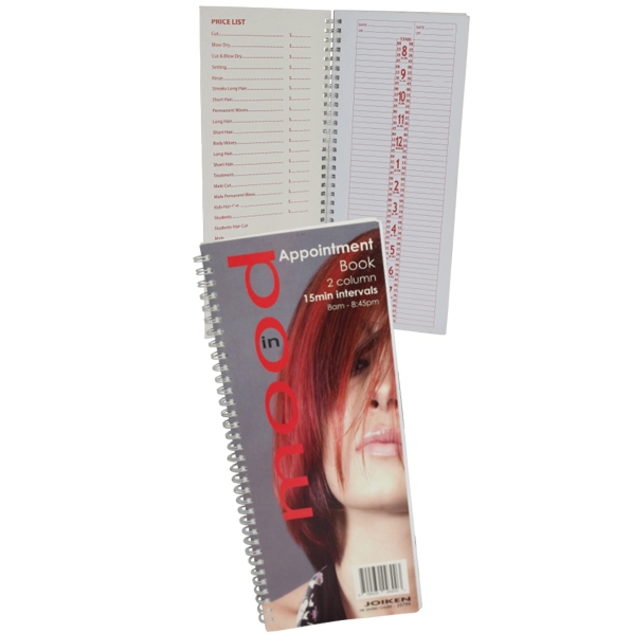 2 Column Appointment Book - AU SALON SUPPLIES